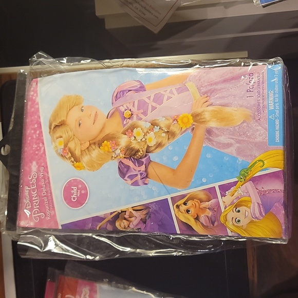 Disney | Costumes | Disney Princess Rapunzel Deluxe Wig For Kids | Poshmark
